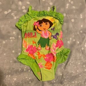 Nickelodeon | Swim | Dora The Explorer 2m Child Swimsuit Nwt | Poshmark